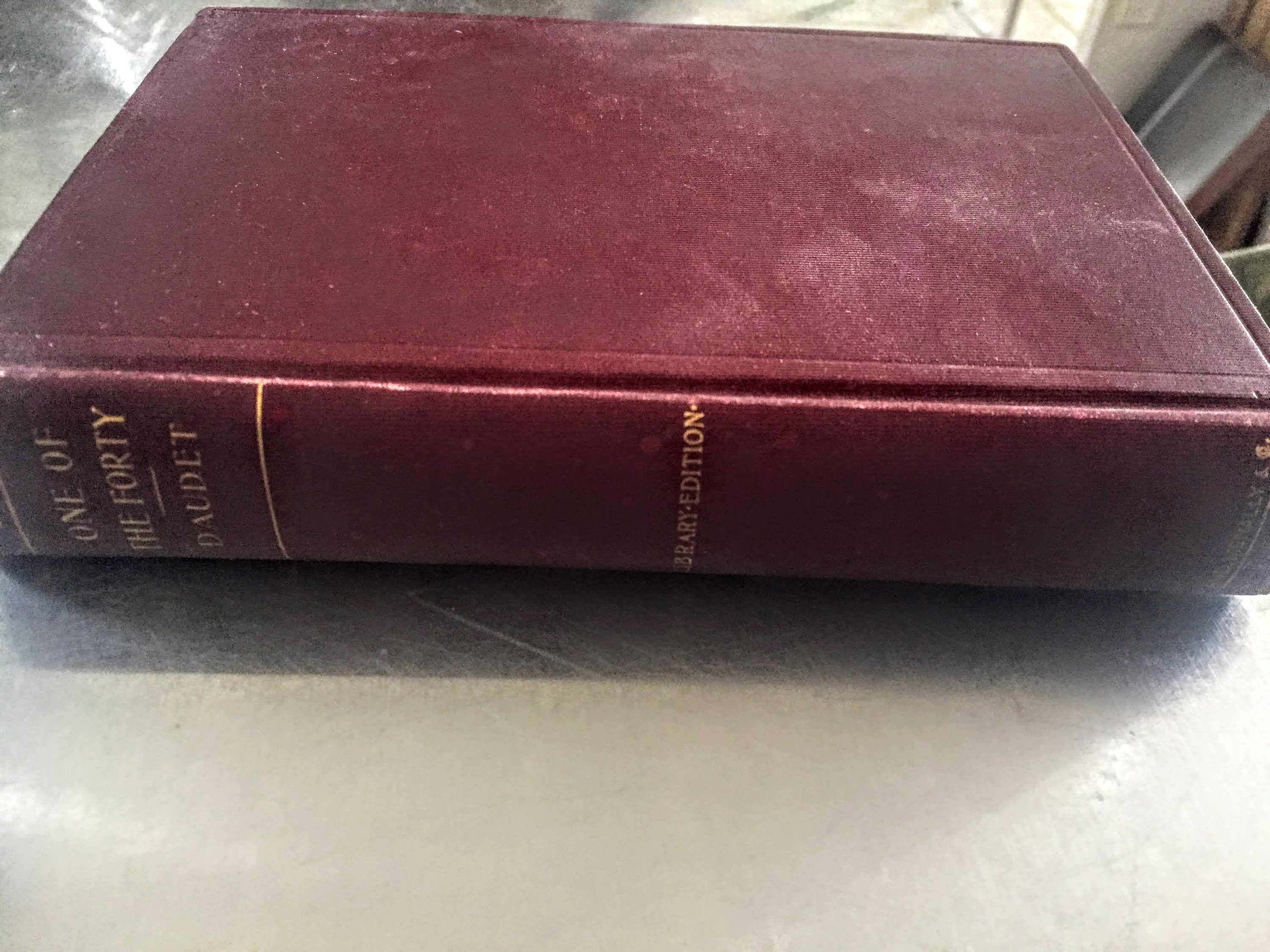 One of the Forty, Alphonse Daudet, Rand Mcnally and Co. - Etsy