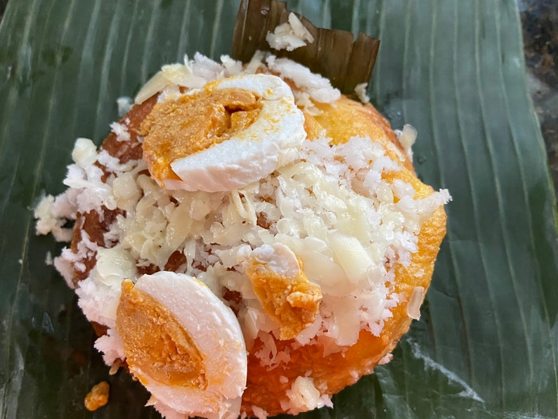 1 Dozen Bibingka Rice Galapong Topped With Salted Egg and | Etsy