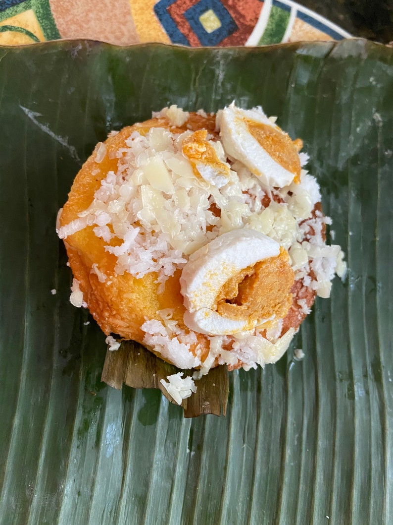 1 Dozen Bibingka Rice Galapong Topped With Salted Egg and | Etsy