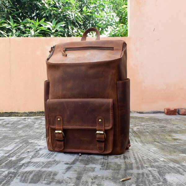 Rustic Backpack - Etsy