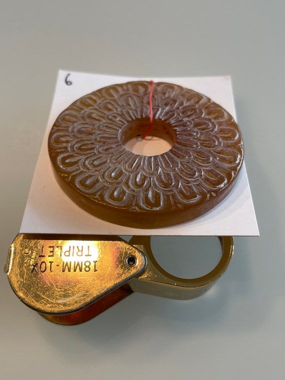Antique stone disc from Tibet - Gem