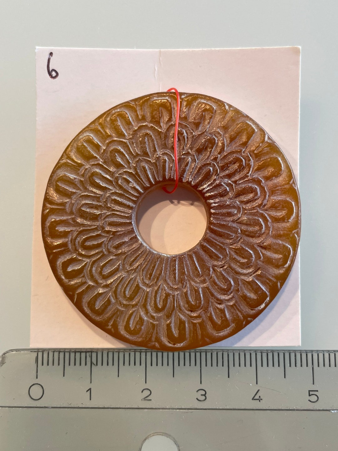 Antique Stone Disc From Tibet - Etsy
