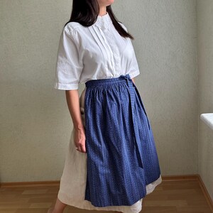 Vintage Dirndl Apron, Austrian Apron, Half Apron, Bavarian Apron ...