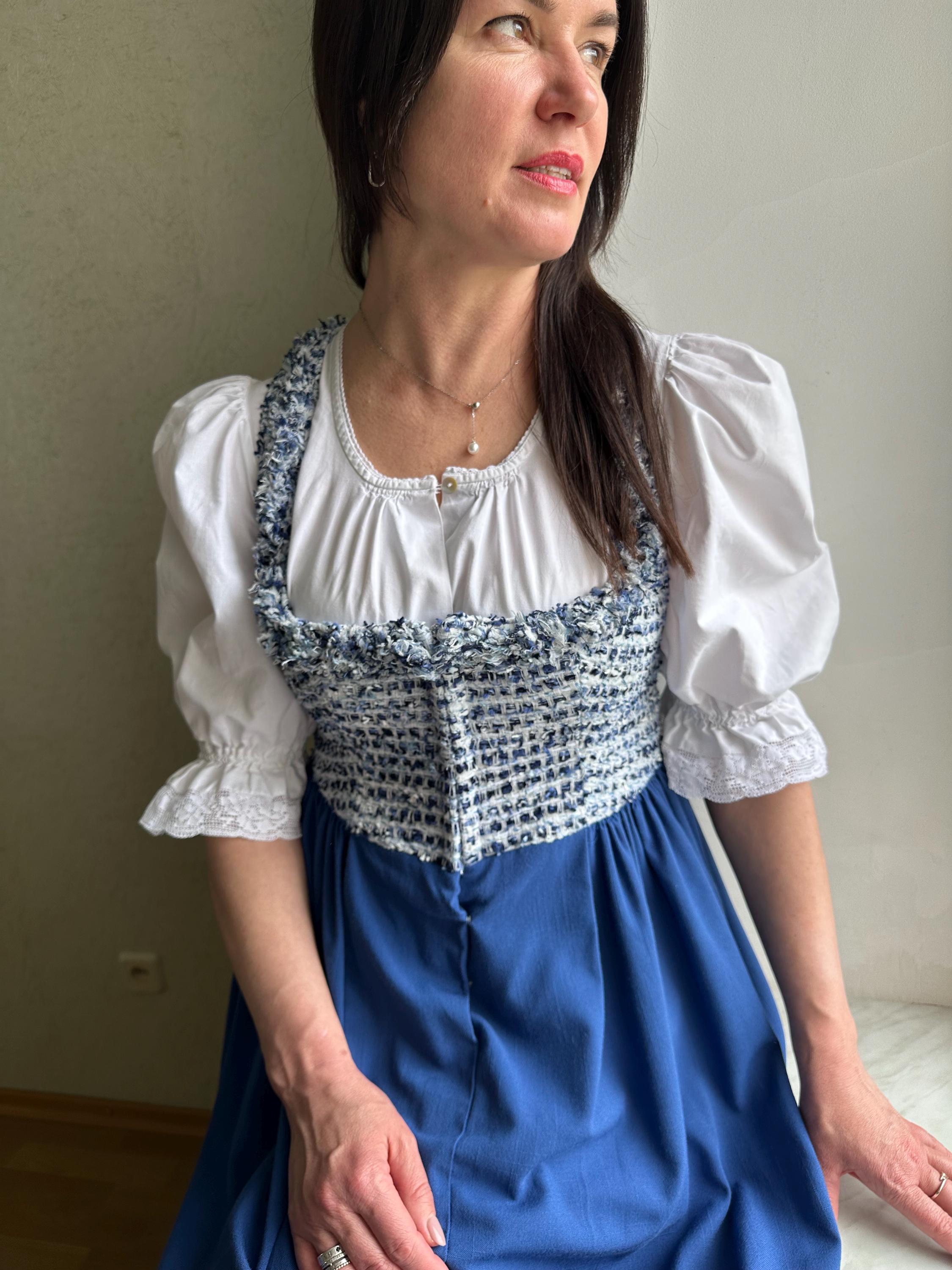 Vintage Dress, Austrian Dress, Dirndl Dress, Sarafan ,bavarian Dress ...