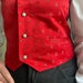 Vintage Vest, Red Vest, Austrian Vest , Trachten Vest Austrian Vest - Etsy