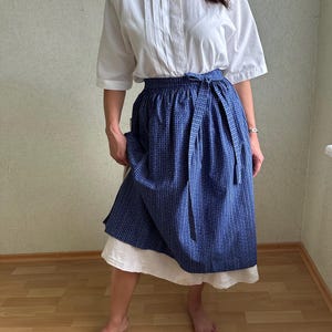 Vintage Dirndl Apron, Austrian Apron, Half Apron, Bavarian Apron ...
