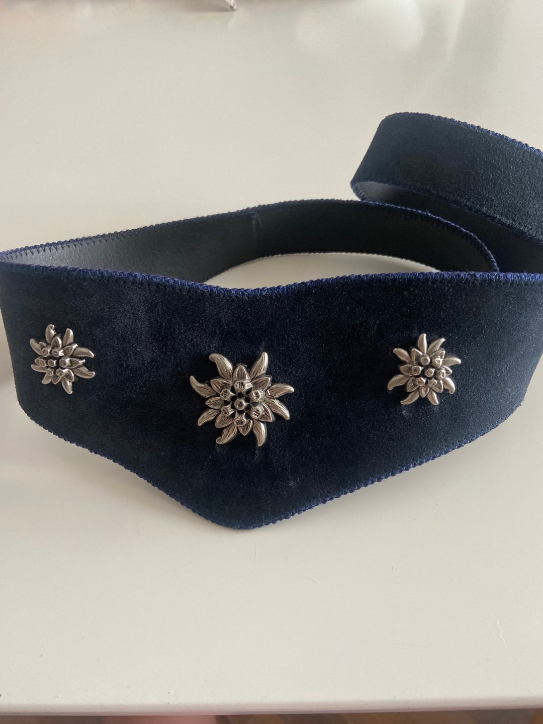 Vintage Belt, Vintage Austrian Leather Belt, Folklore Belt, Decorated ...