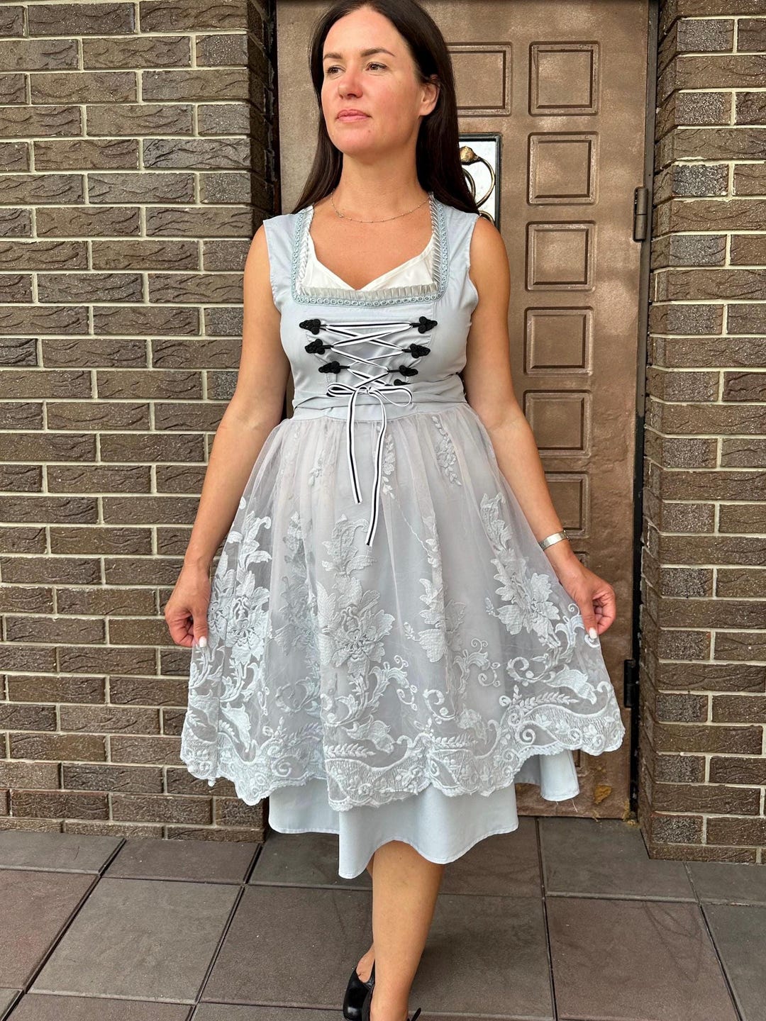 Vintage Dress, Austrian Dress, Dirndl Dress, Sarafan, Bavarian Dress ...