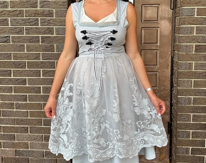 Vintage Dress, Austrian Dress, Dirndl Dress, Sarafan, Bavarian Dress ...