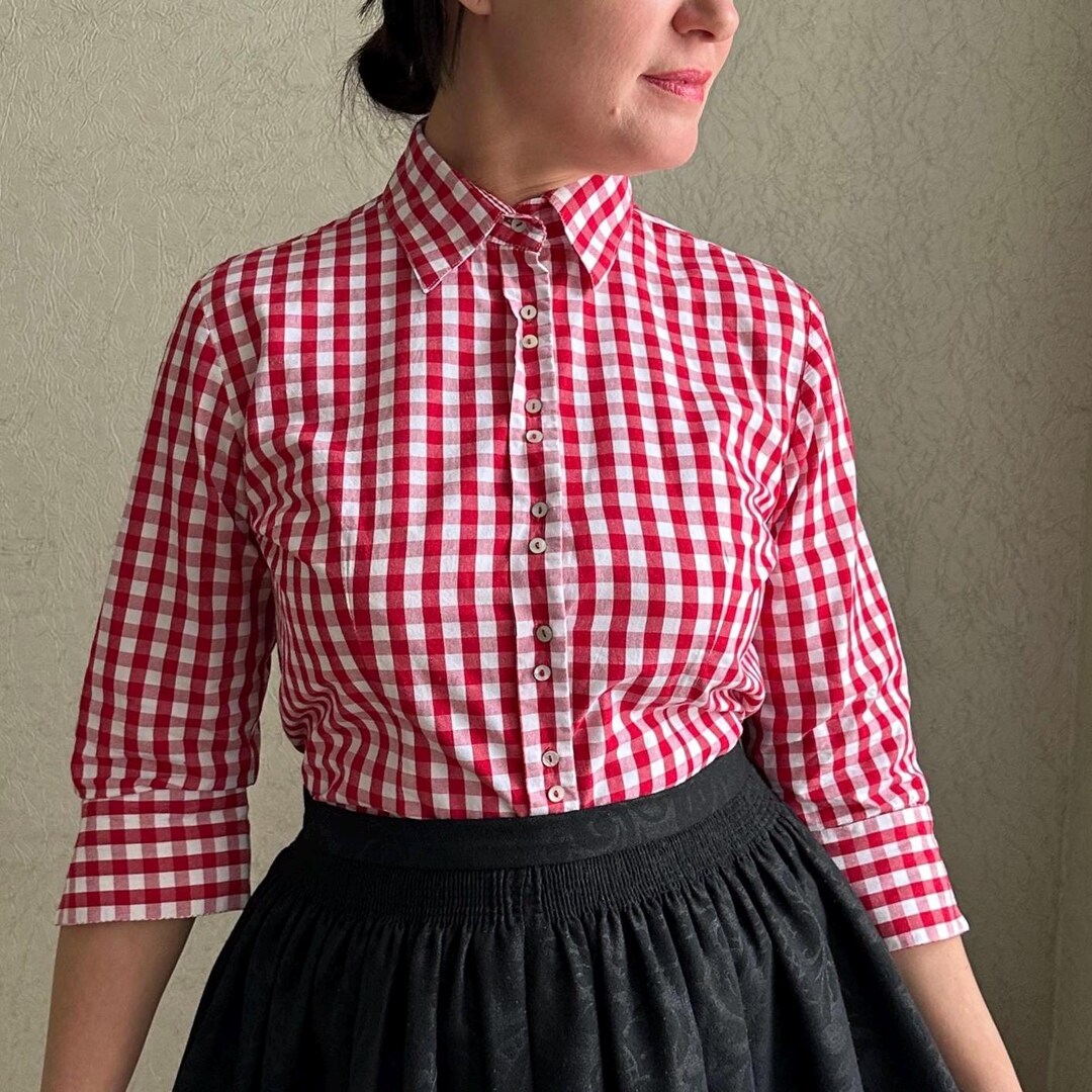 Vintage Blouse, Vintage Cotton Blouse, Vintage Austrian Blouse ...