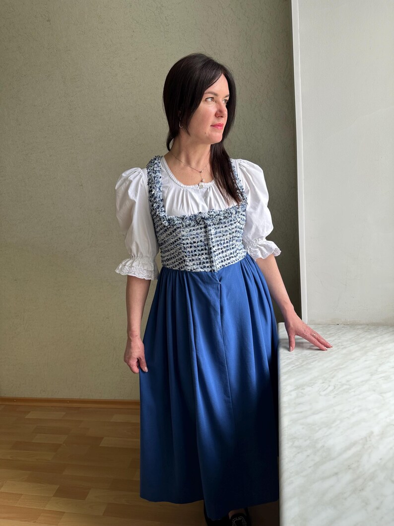 Vintage Dress, Austrian Dress, Dirndl Dress, Sarafan ,bavarian Dress ...
