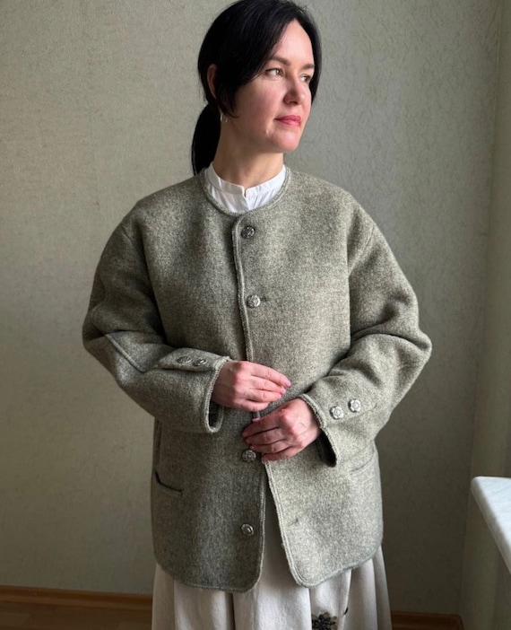 Vintage austrian cardigan, hand - Gem