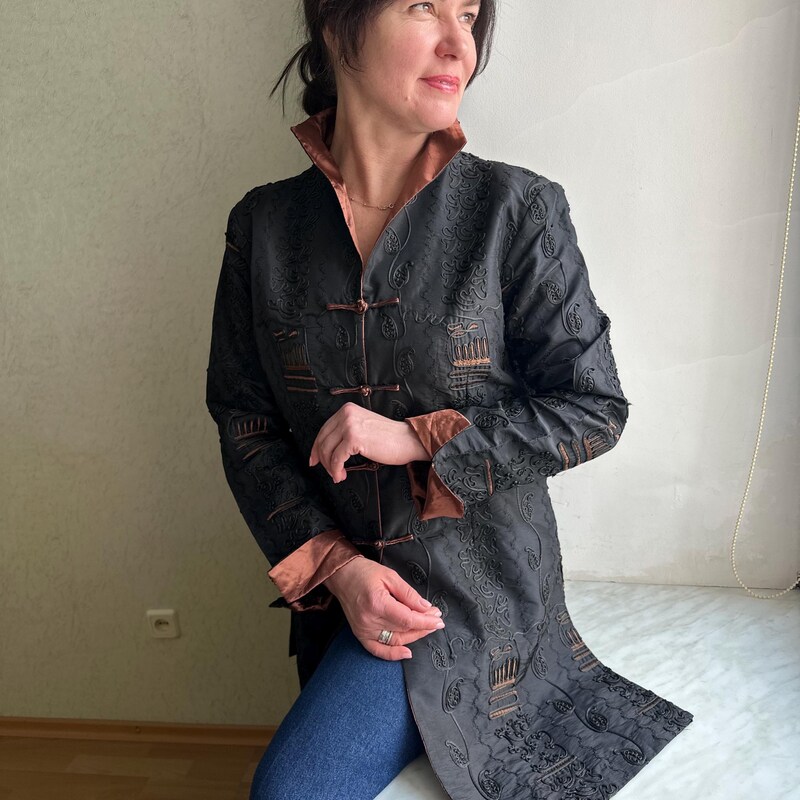 Mandarin Silk Jackets - Etsy