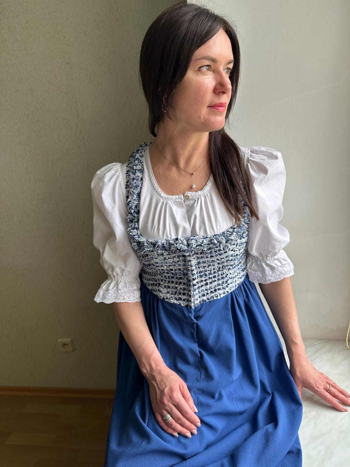 Vintage Dress, Austrian Dress, Dirndl Dress, Sarafan ,bavarian Dress ...