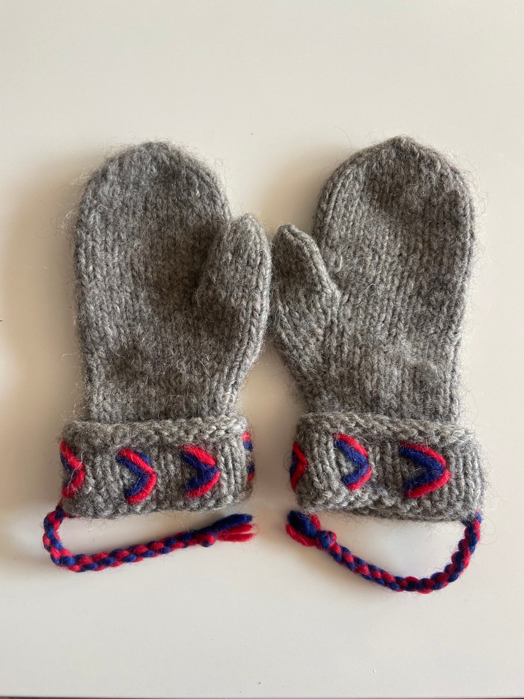 Wool Mittens, Handmade in Norway, Norwegian Winter Wool Mittens - Etsy