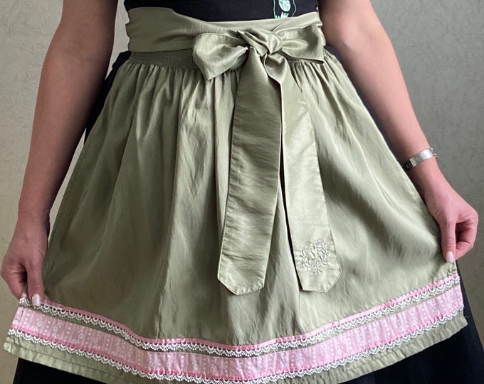 Vintage Dirndl Apron, Austrian Apron, Half Apron, Farmhouse Apron - Etsy