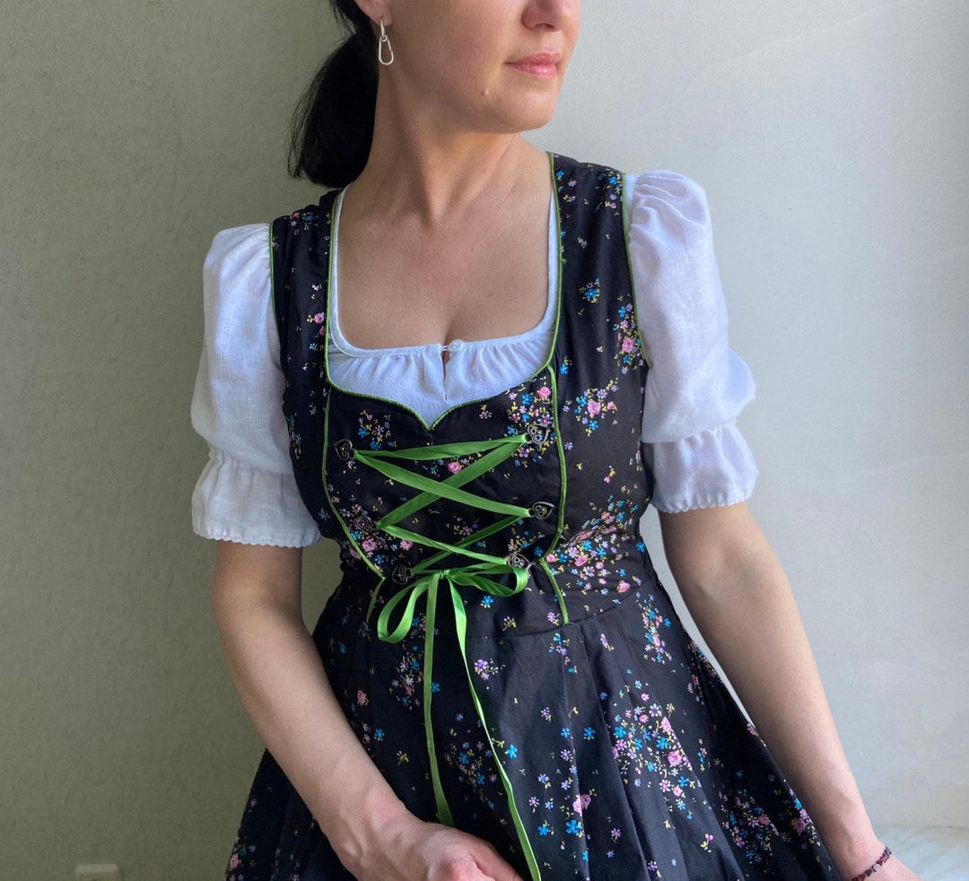 Vintage Austrian Dress, Dirndl Dress, Sarafan,bavarian Dress ...