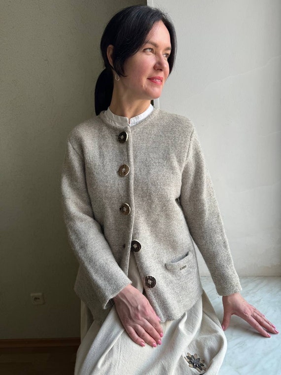 Vintage austrian cardigan, hand - Gem