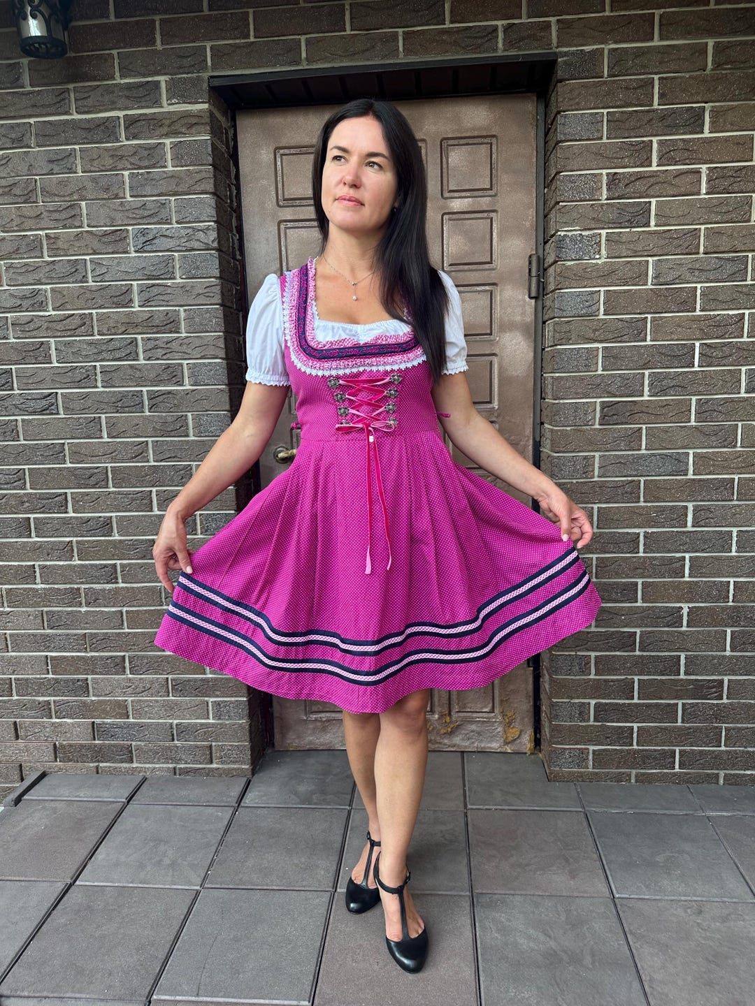 Vintage Bavarian Dirndl Dress – Oktoberfest German Trachten Outfit ...