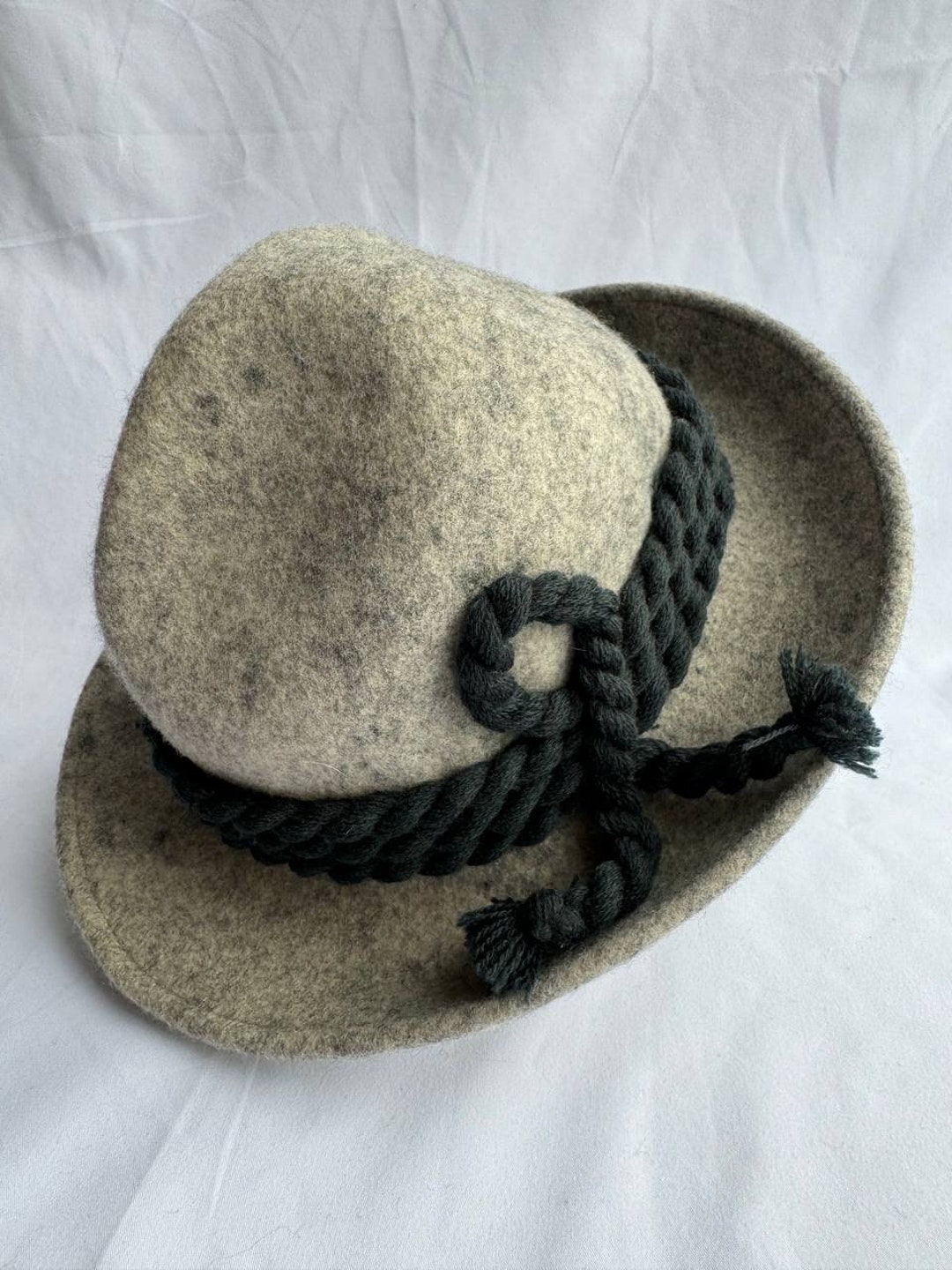 Vintage Felt Hat, Oktoberfest Austrian Hat, German Bavarian Folk Hat ...