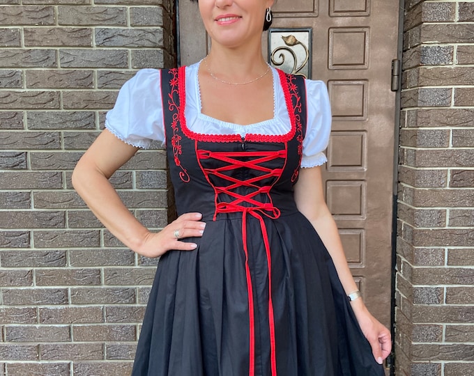 Vintage Austrian Dress, Dirndl Dress, Sarafan,bavarian Dress ...