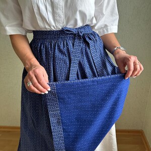 Vintage Dirndl Apron, Austrian Apron, Half Apron, Bavarian Apron ...