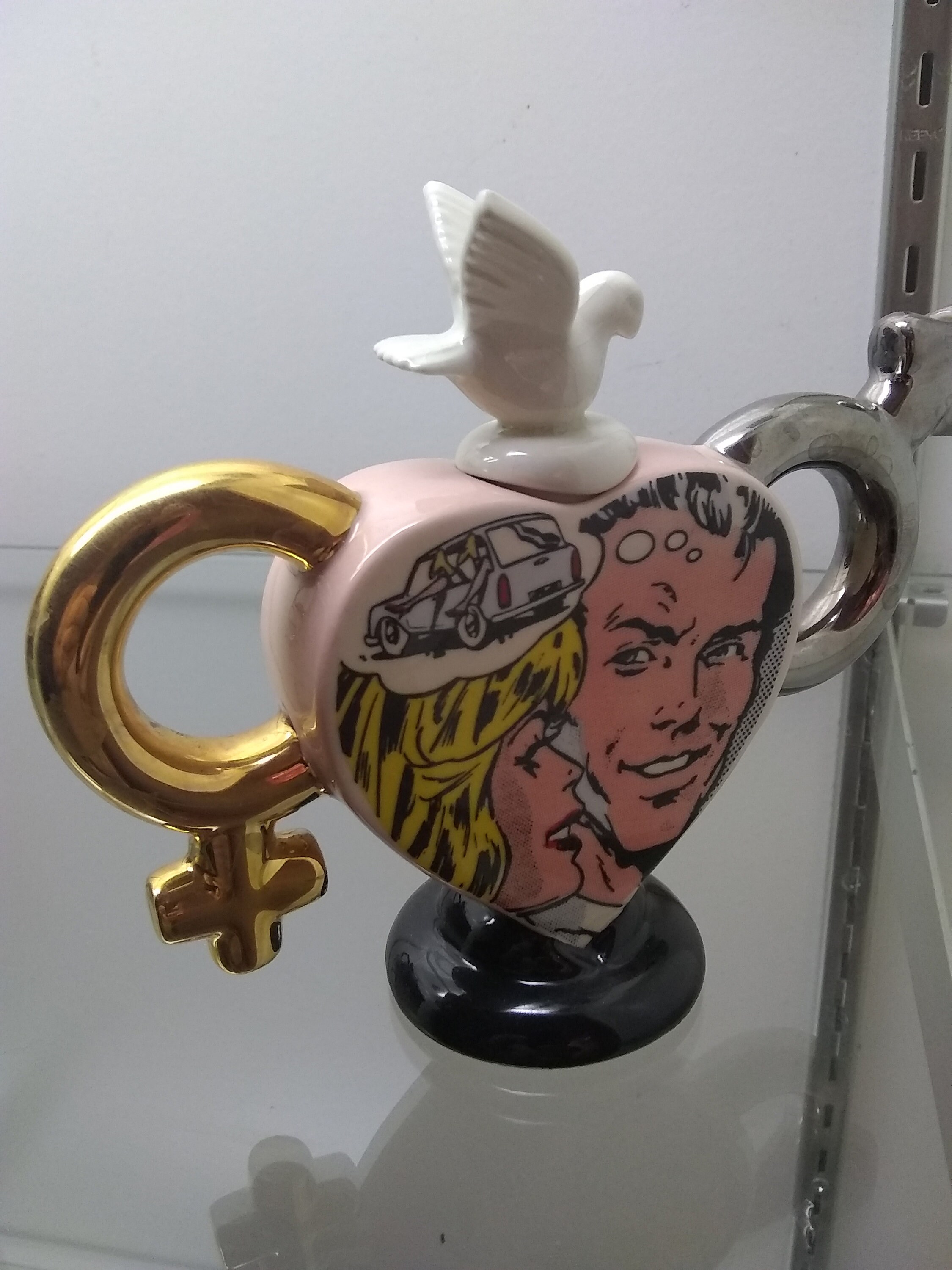 Extremely Rare Style of Roy Lichtenstein. Collectible Pop Art Teapot by ...