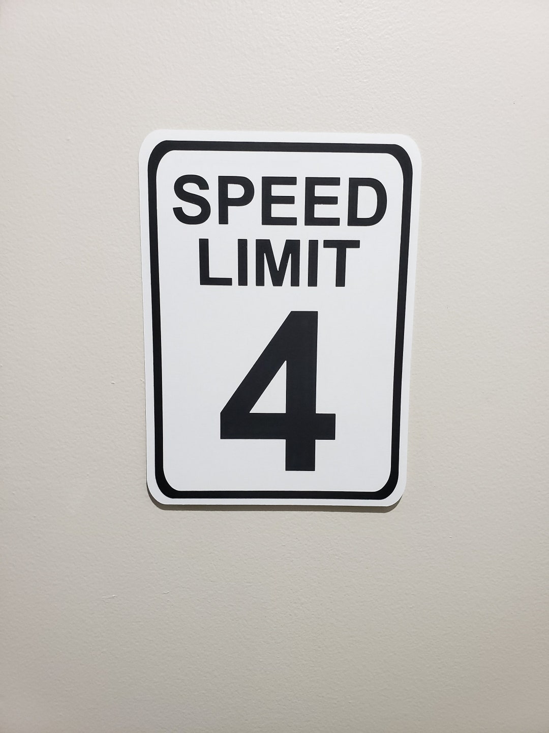 Speed Limit Sign, Birthday Age Sign - Etsy