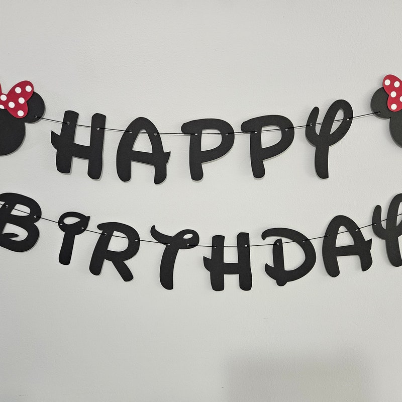 Minnie Mouse Birthday Svg - Etsy