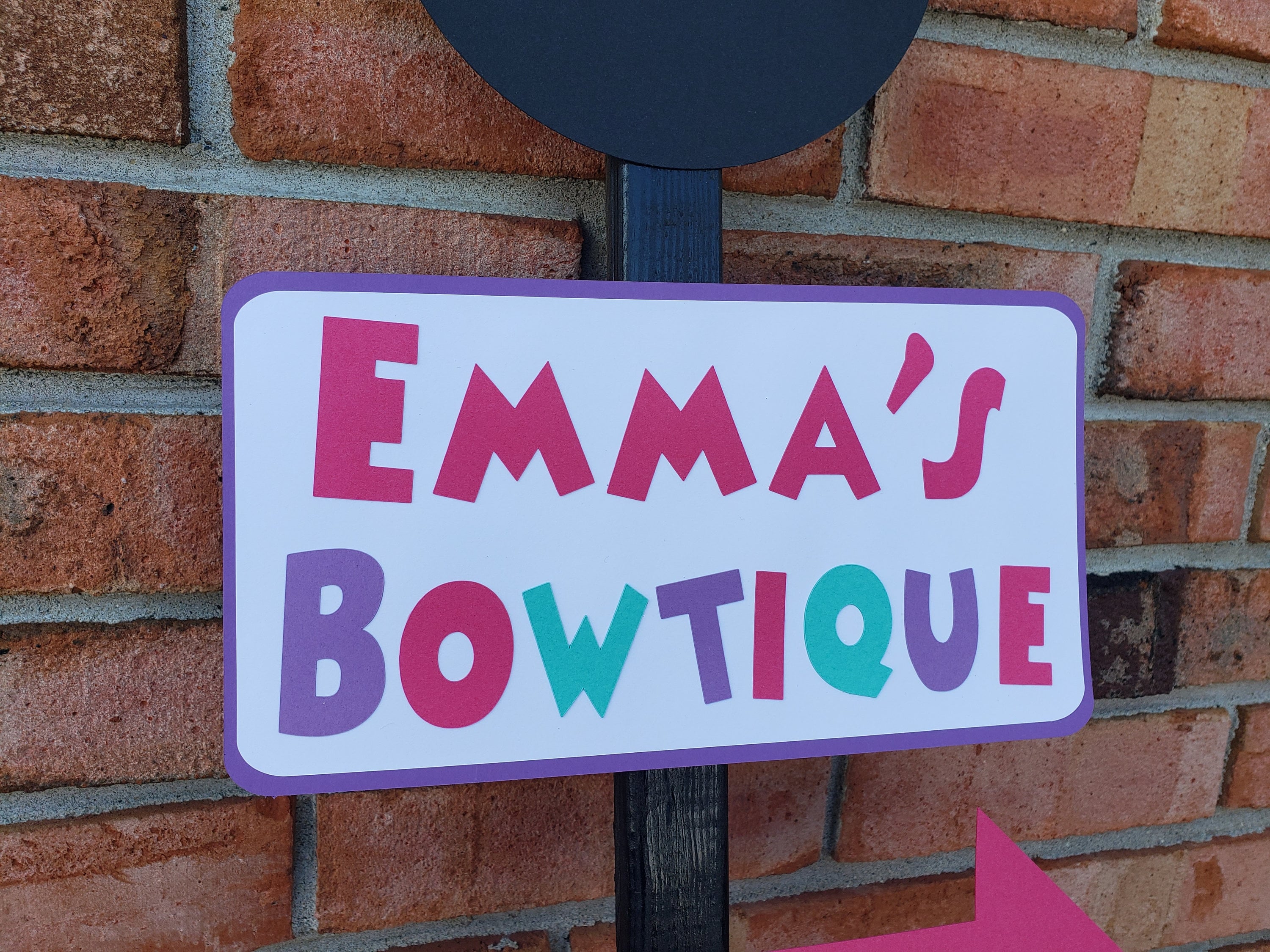 Personalized Minnie Mouse Bowtique Party Sign - Etsy