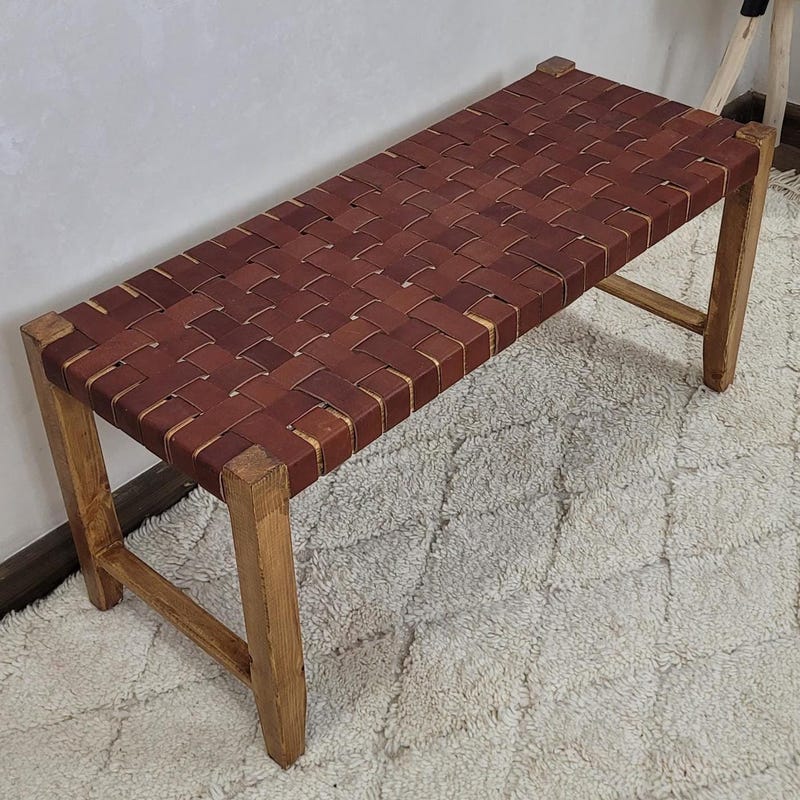 Woven Bench - Etsy