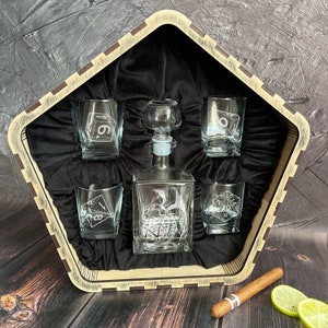 Dnd Dungeon Master Whiskey Бокалы Подарочные Dnd Подарок Для Него ...