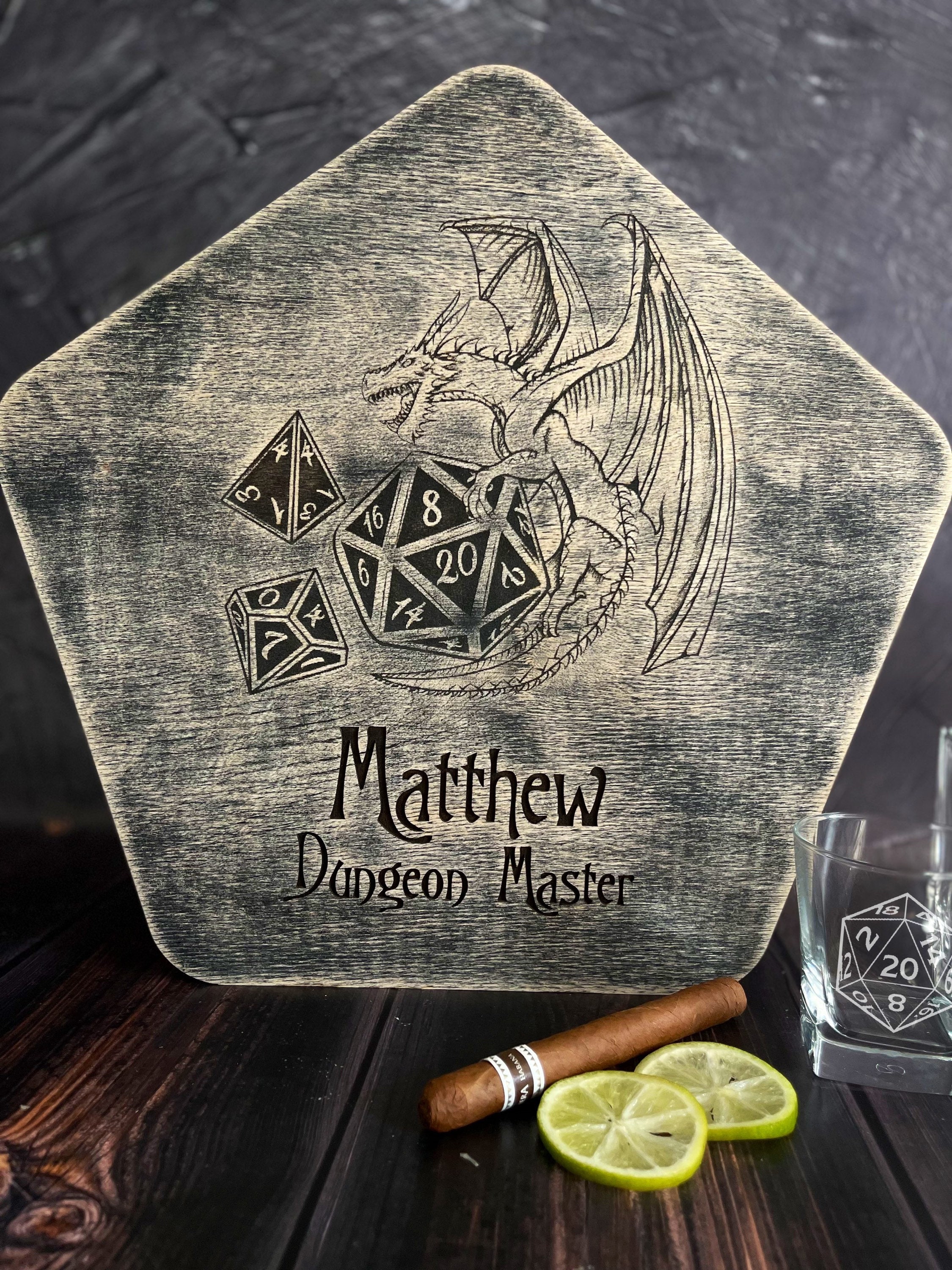 Dnd Dungeon Master Whiskey Бокалы Подарочные Dnd Подарок Для Него ...