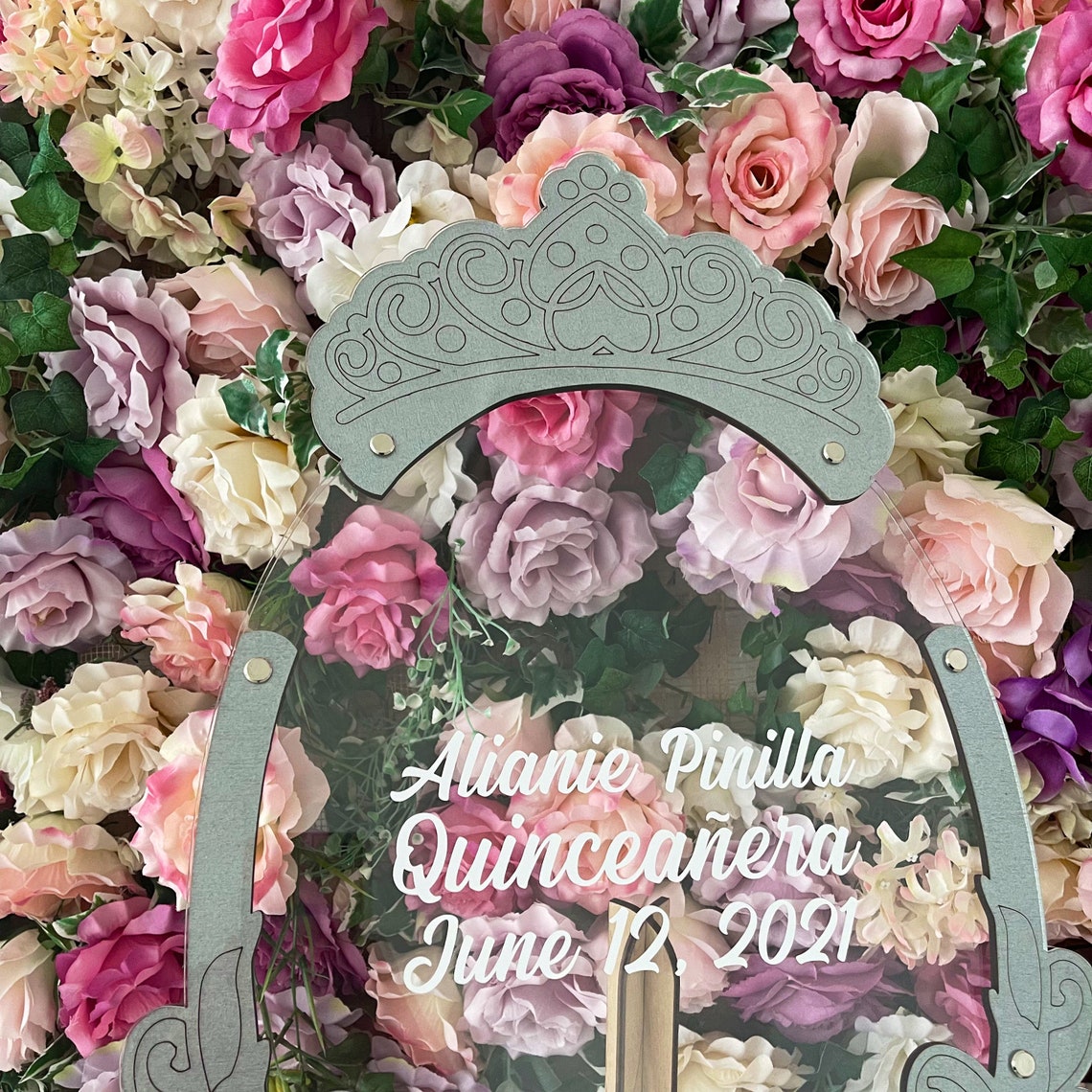 Quinceanera Transparent Guest Book Alternative Mis Quince Anos - Etsy