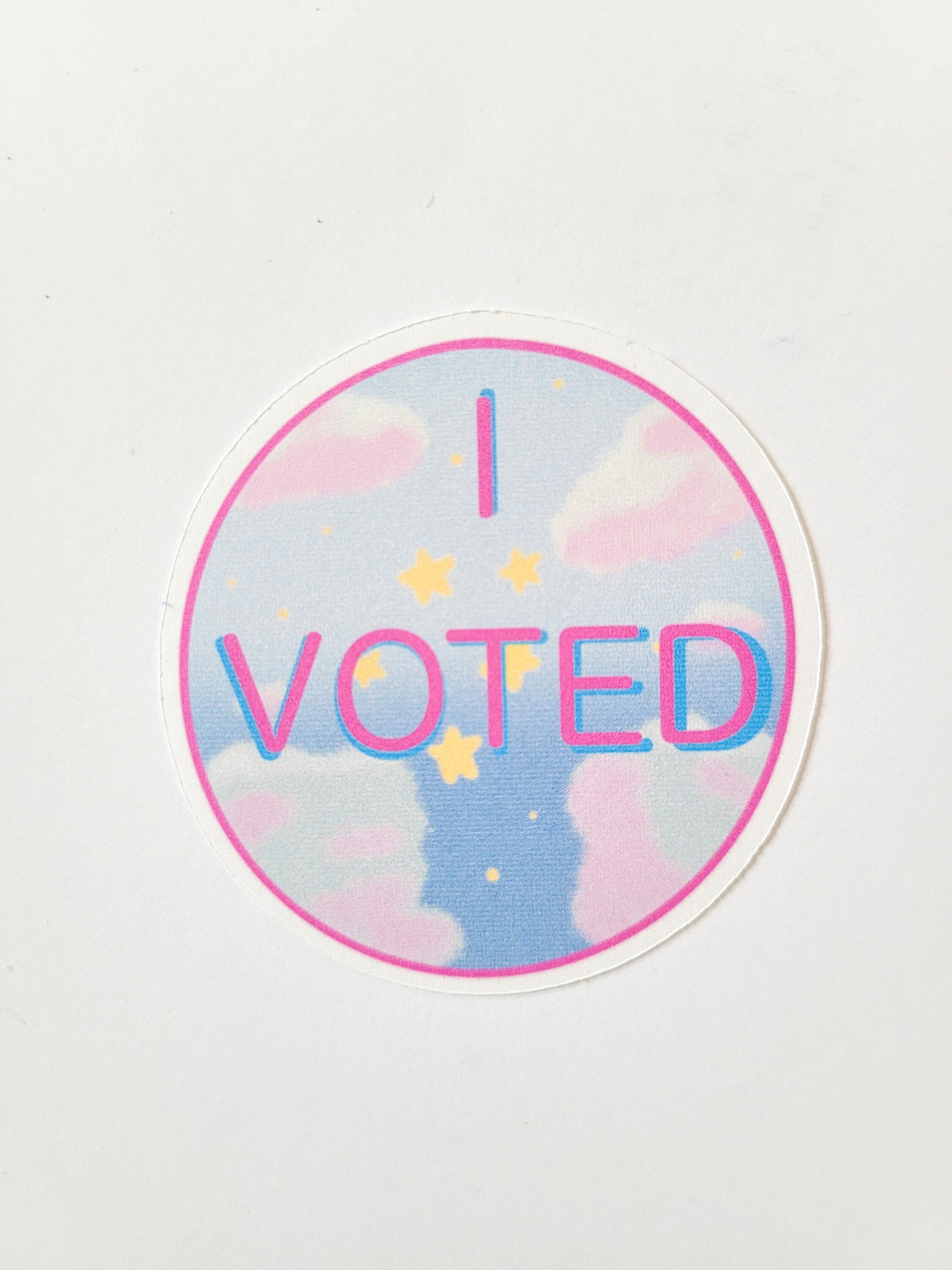 2 I Voted Election 2020 Cute Aesthetic Stickers | Etsy