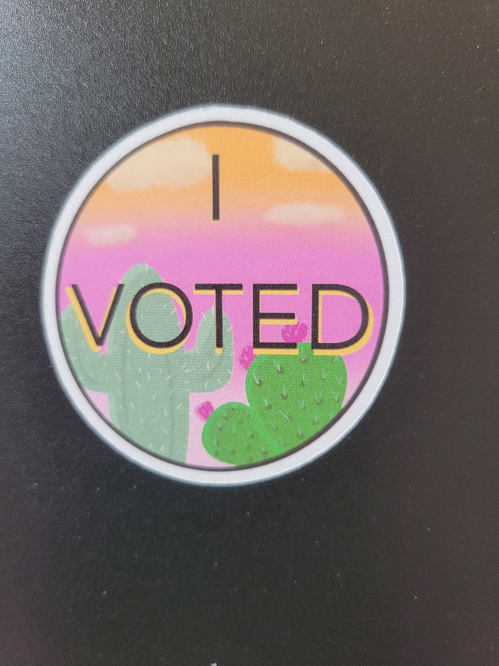 2 I Voted Election Aesthetic Cactus Stickers - Etsy
