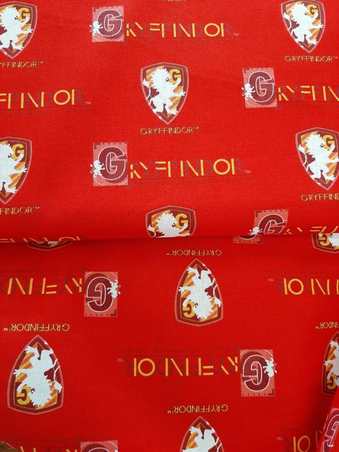 Gryffindor Fabric, Licensed Harry Potter, 100% Cotton, Camelot Fabrics ...