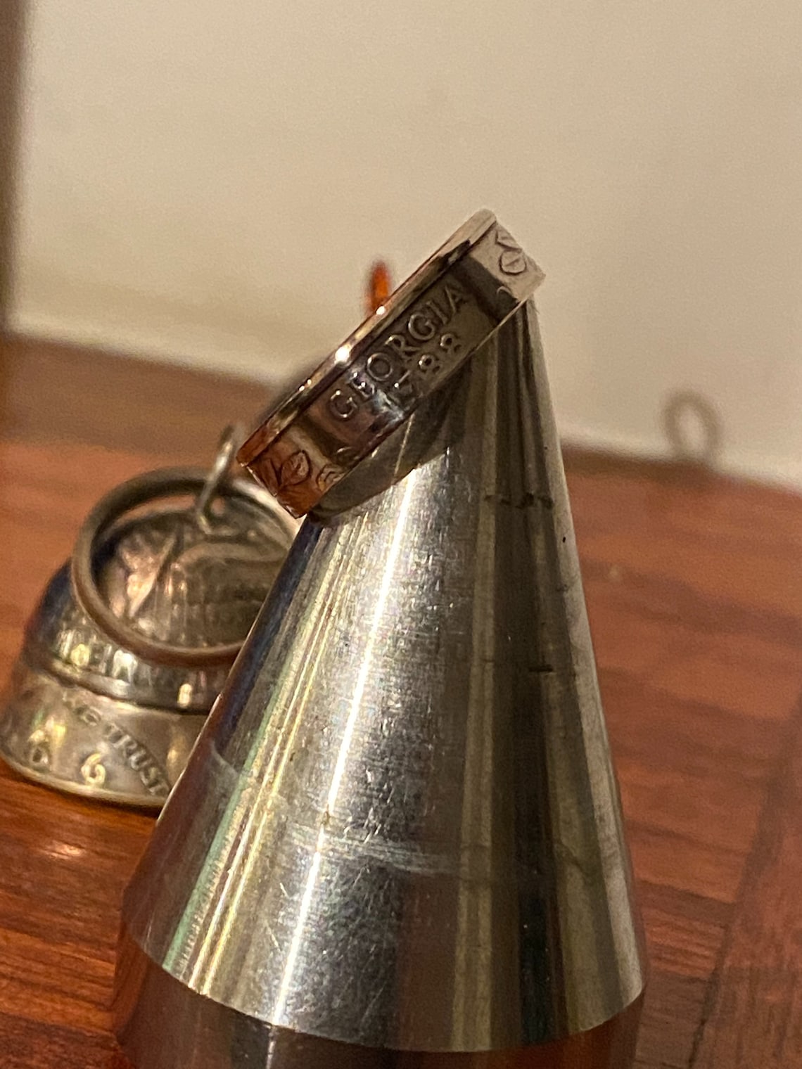 Handmade Coin Ring state Quarter | Etsy