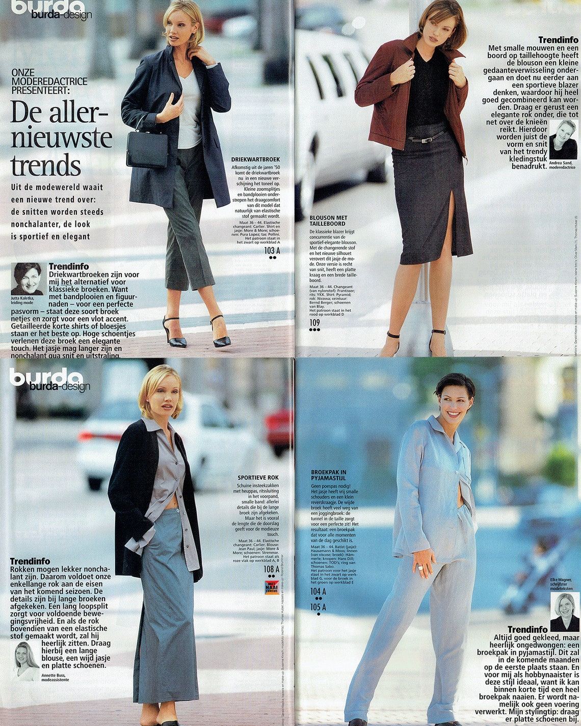 Burda Style Magazine 1999 February 2 Spring Winter Dutch | Etsy