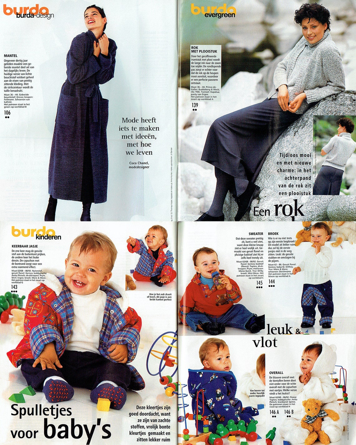 Burda Vintage Magazine 1998 October 90s Fall Winter Dutch - Etsy