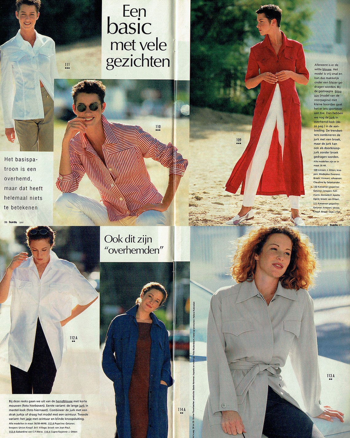 Burda Vintage Magazine 1997 February 90s Spring Summer Dutch Edition ...
