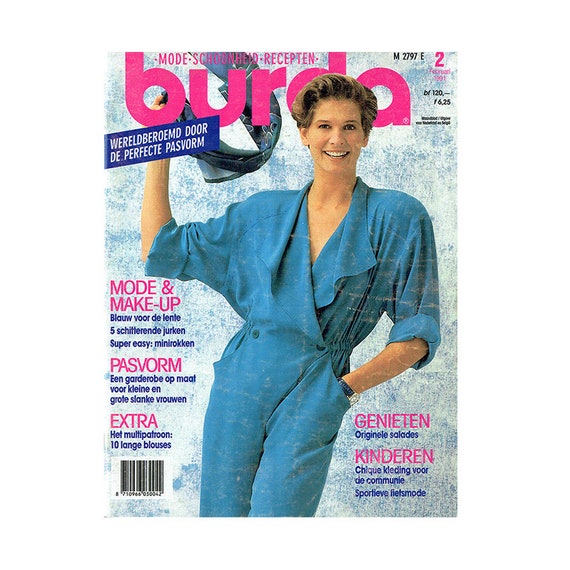 Burda vintage Magazine 1991 Février 90s Printemps Été Édition - Etsy France