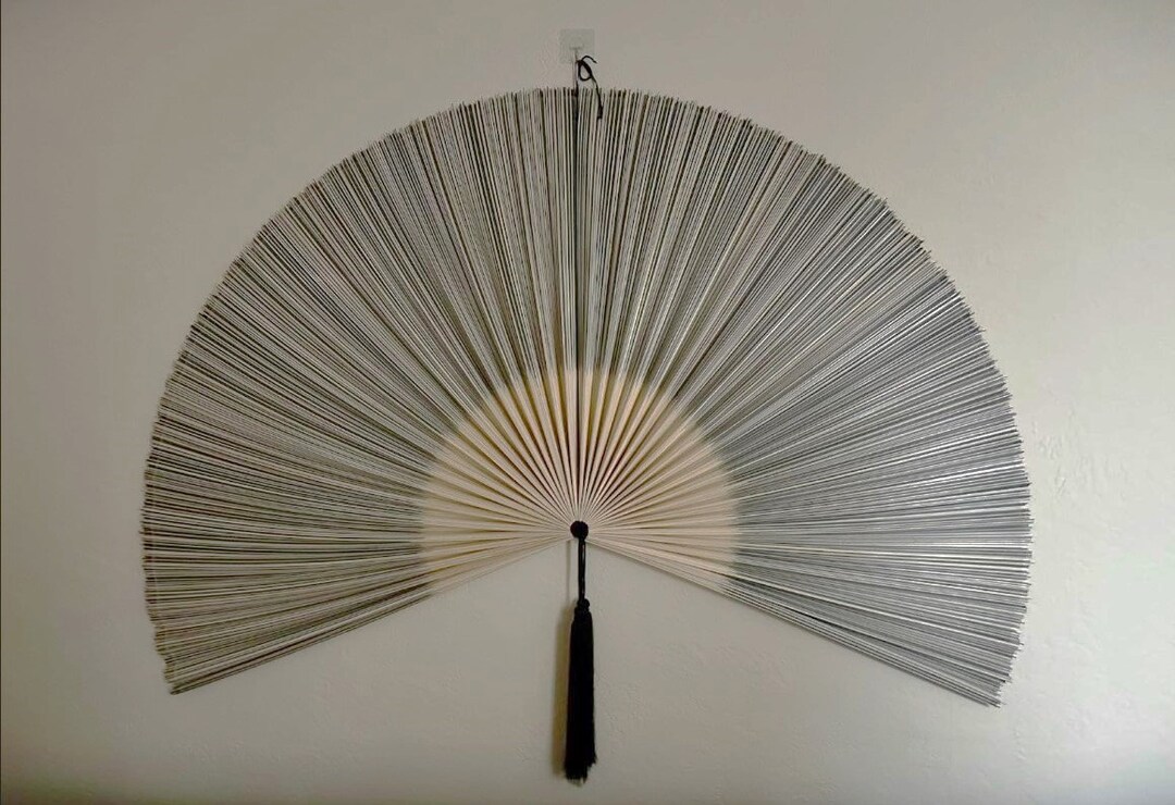 Bamboo Wall Fan Decor, Large Decorative Fan, Wicker Fan, Wall Decor ...