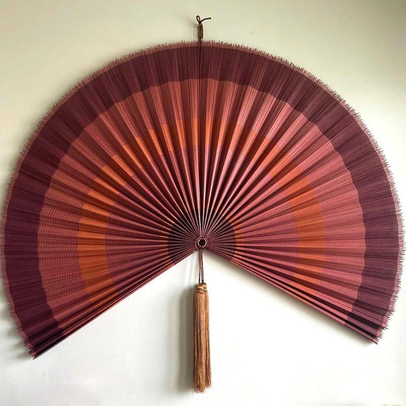 Wall Hanging Fan Japanese - Etsy