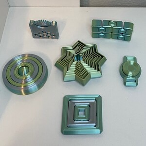 6 Pack Fidget Toy Bundle, Stress and Office Desk Toys, Spinners ...