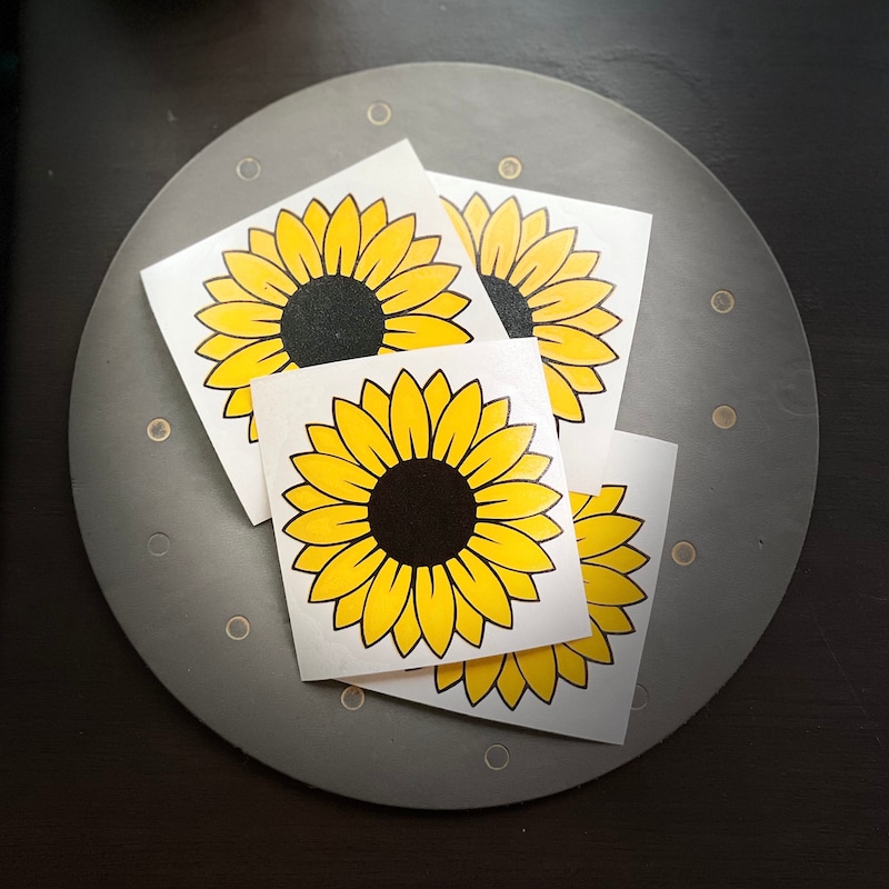 Sunflower Decal - Etsy