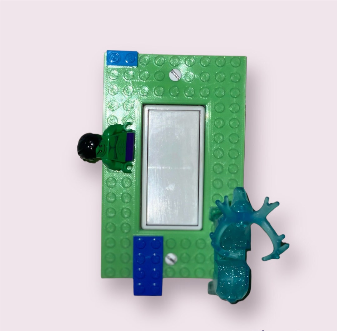 Interlocking Plastic Bricks Rocker Light Switch Cover Flip - Etsy