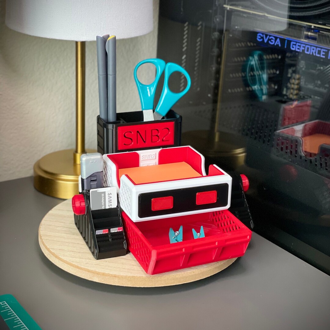 Deskbot SNB2, the Helpful Desk Organizer for Post Its, Pens, Pencils ...