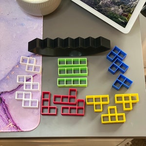 Family Fun Retro Block Balance Game, 1 to 4 Players, Fine Motor Skills ...