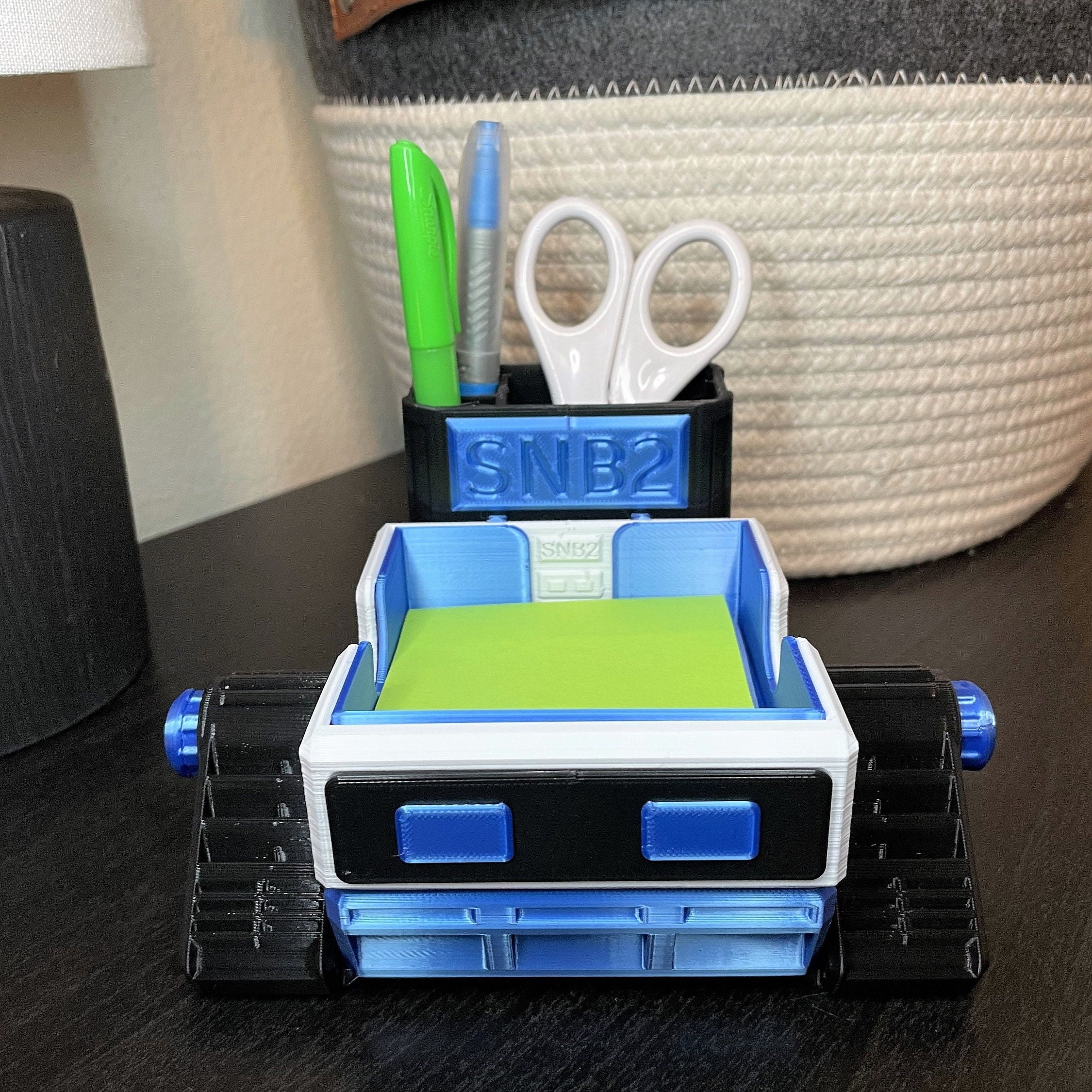 Deskbot SNB2 the Helpful Desk Organizer for Post Its Pens - Etsy